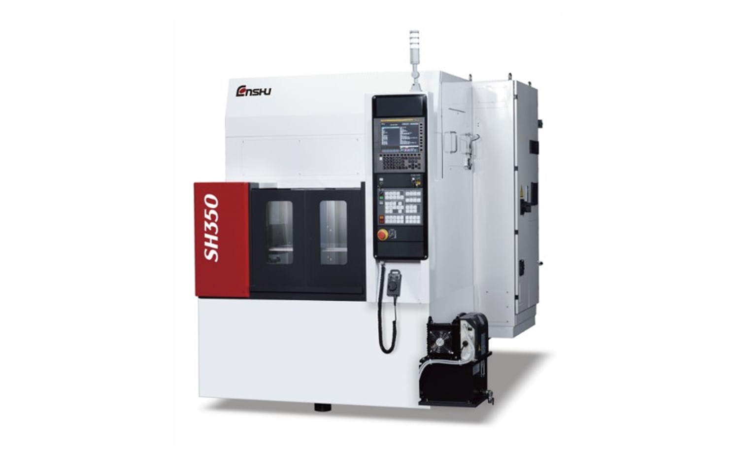 Compact machining center that minimizes barriers to the introduction of ...